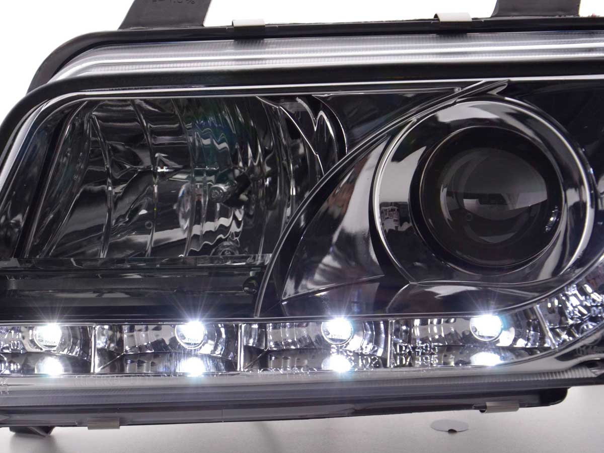 Daylight headlight Audi A4 type B5 Yr. 95-99 chrome | Headlights ...