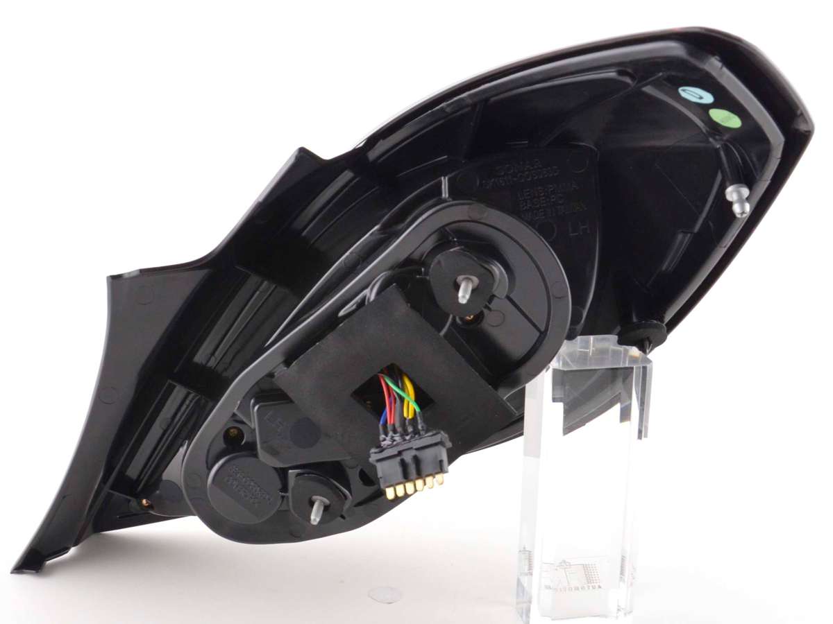 Rear lights Set LED Opel Corsa D 3-door Yr. 06-10 red/clear ...